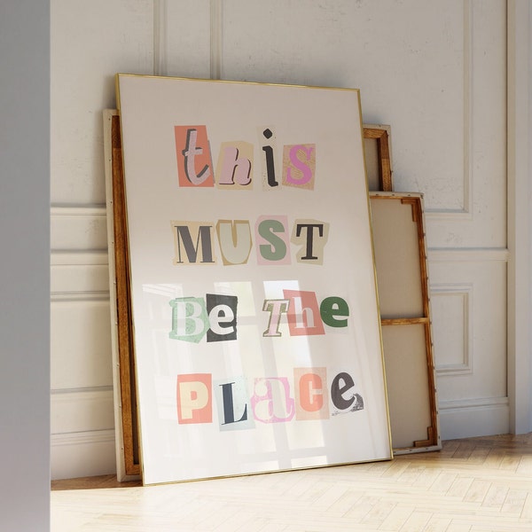 Typography Wall Art - Etsy