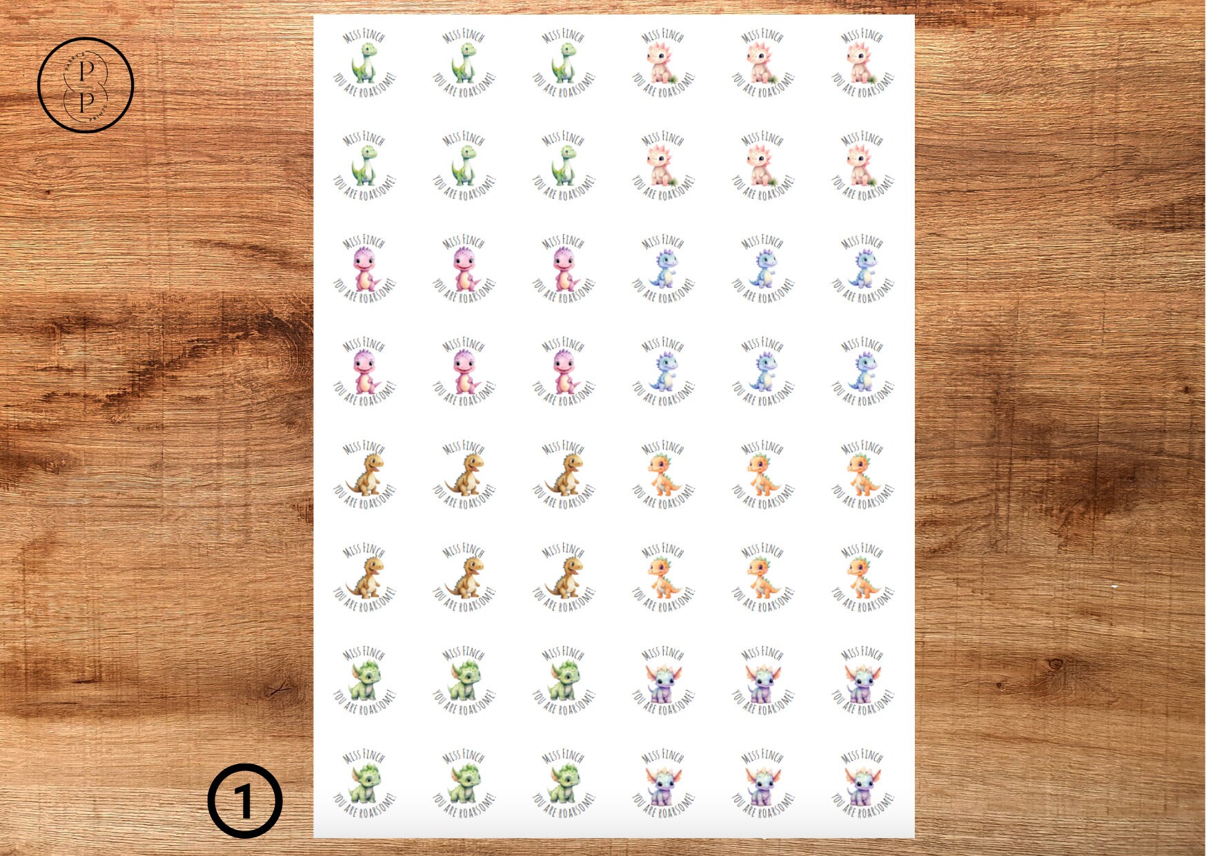 Personalised Teacher Stickers Dinosaur Teacher Stickers Teacher ...