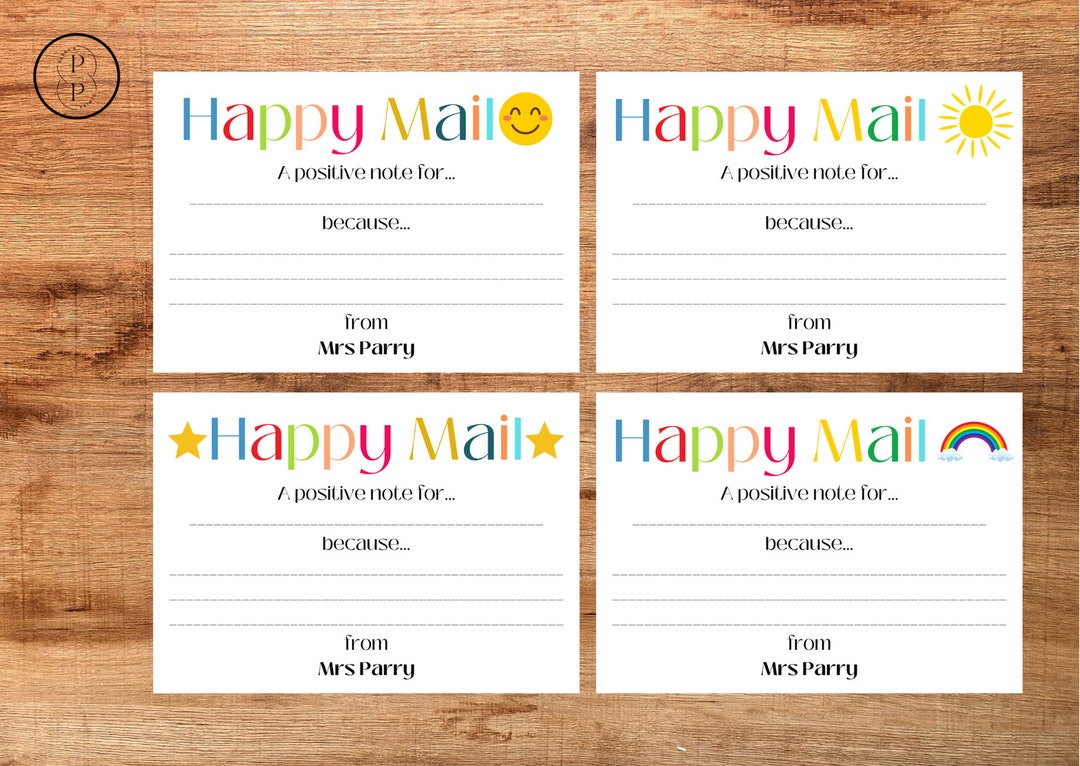 Happy Mail Postcards | Teacher Postcards | Teacher Mail | Letter Home ...