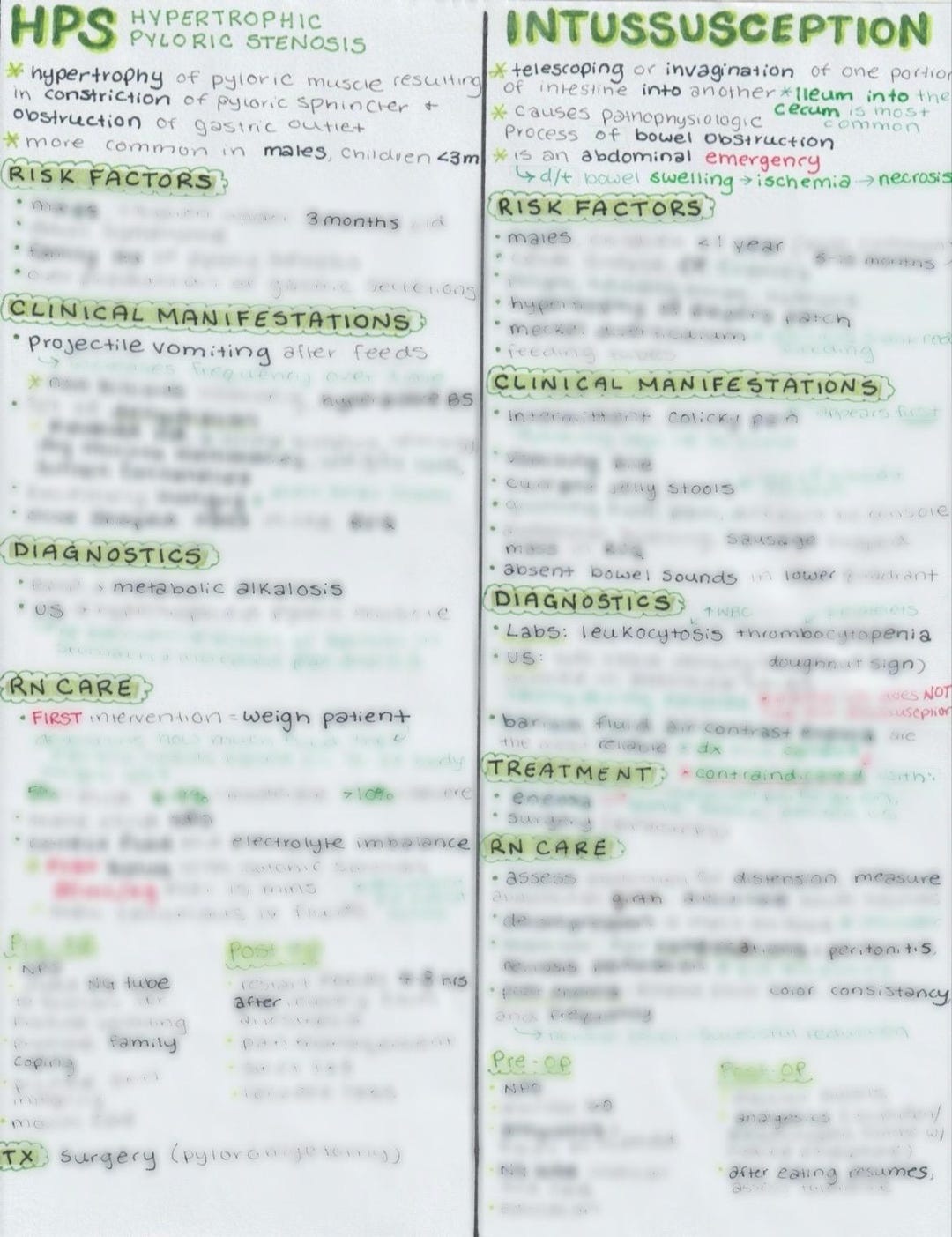 Nursing School Concept Maps: OB, Newborn and Pediatrics - Etsy