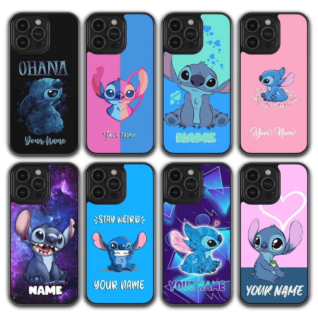 Personalized Stitch Phone Case, Rubber Bumper, Samsung Galaxy, Iphone ...