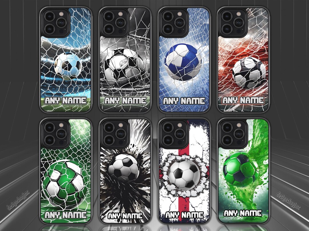Personalised Football Phone Case Fits Apple Iphone, Samsung Galaxy ...