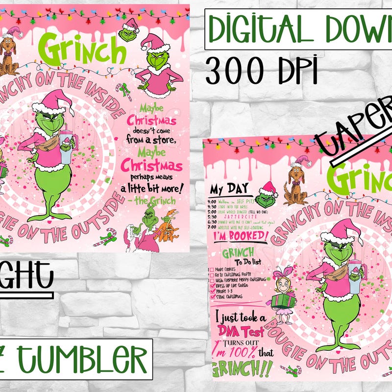 Grinch Sublimation - Etsy