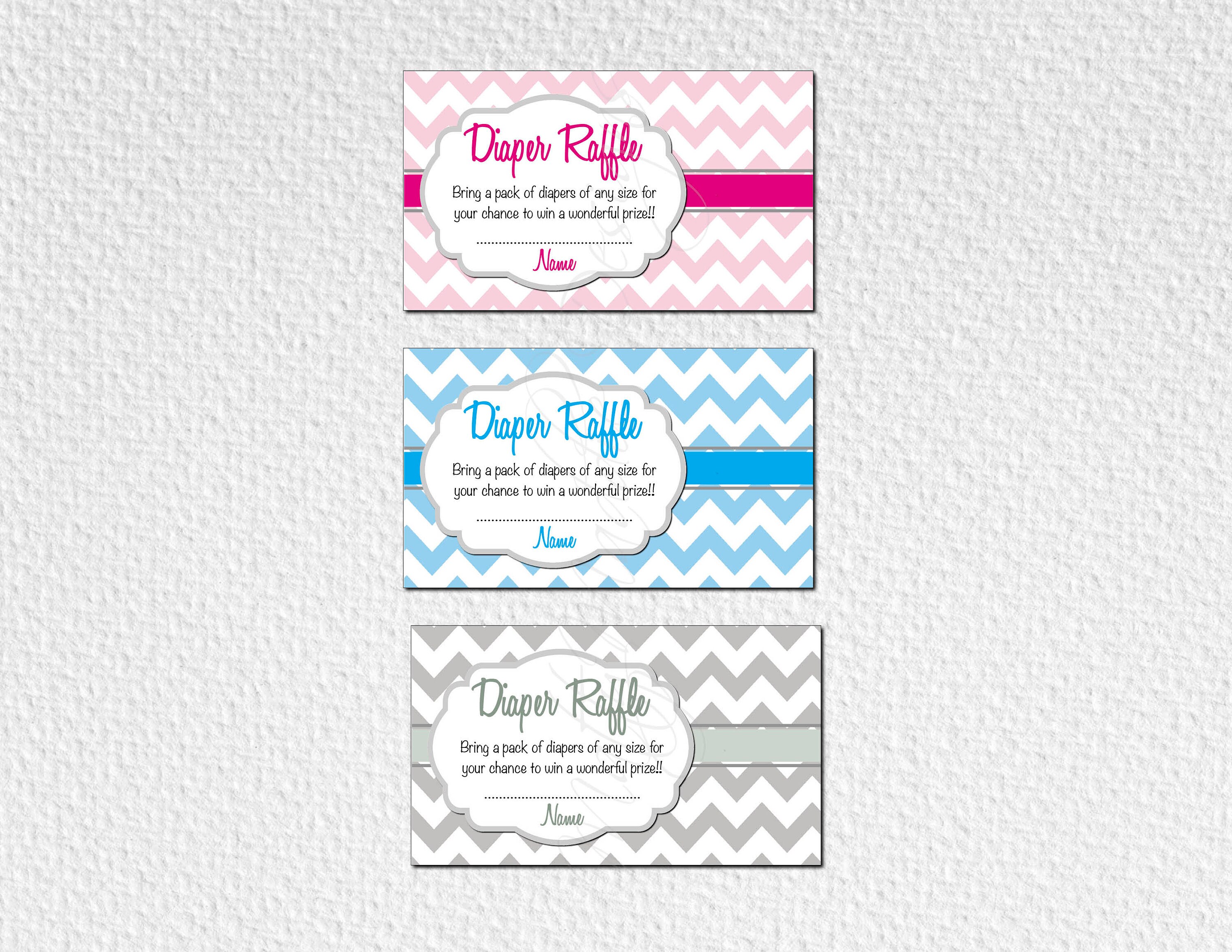 Chevron Baby Shower Bundle, Baby Shower Printables, Chevron Pattern ...
