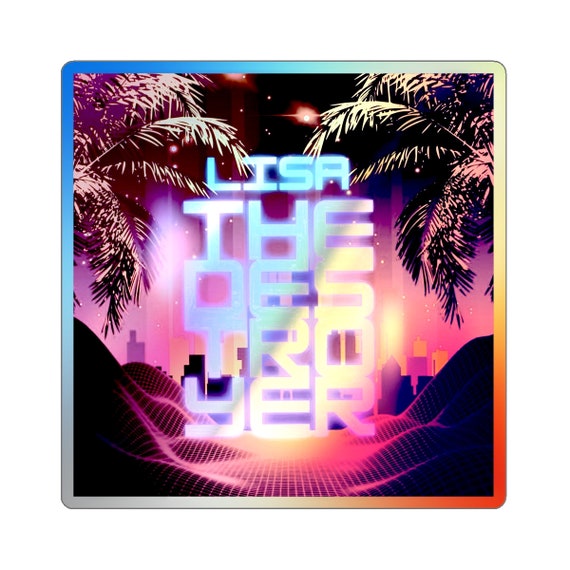 Lisa the Destroyer Holographic Sticker - Etsy
