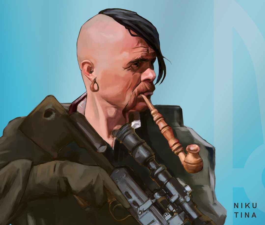 Ukrainian Warrior Art Print/ Ukrainian Modern Kozak/ Cossack - Etsy