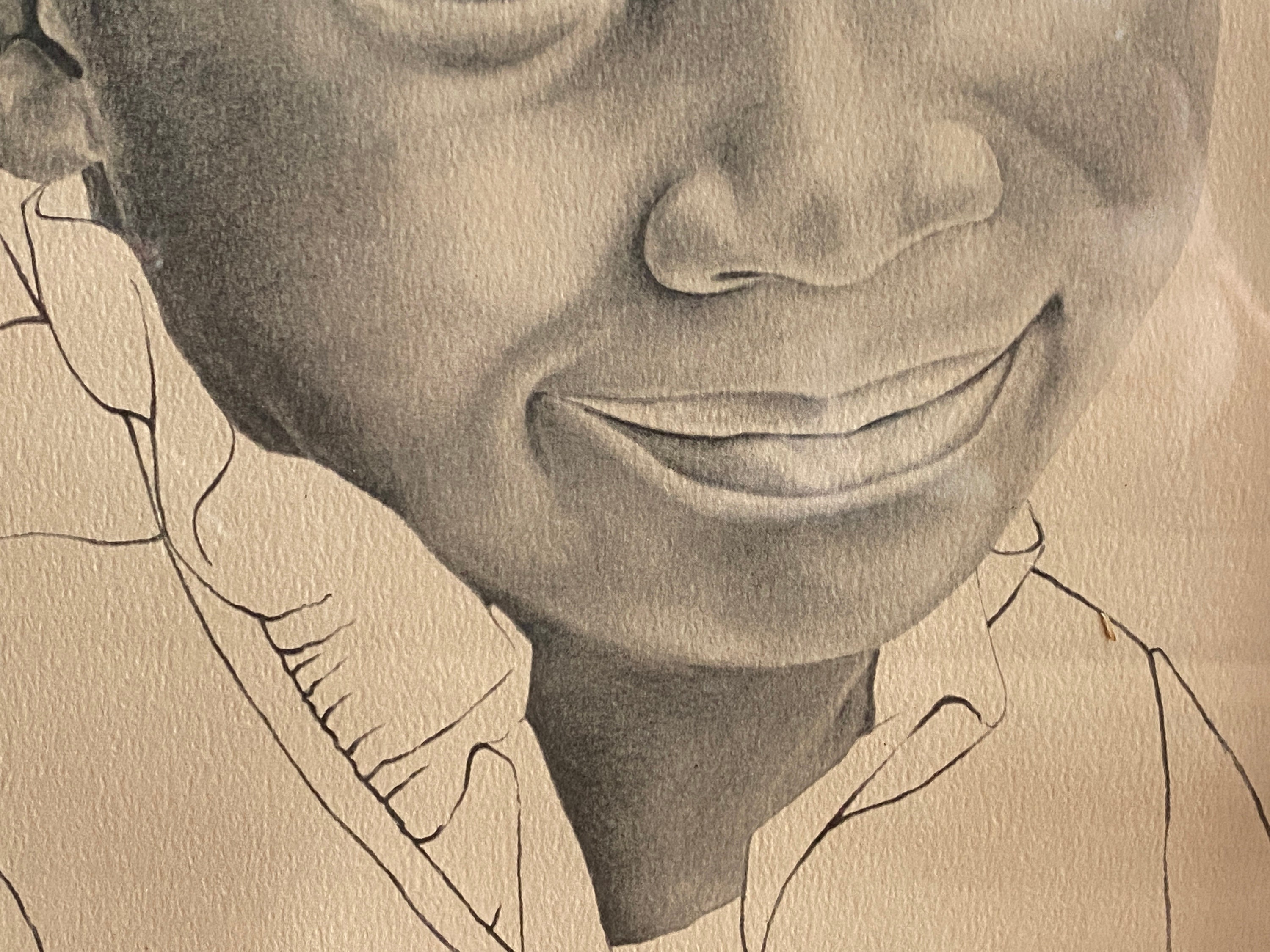 Vintage Lithograph Print of a Young Girl With a Big Bow in Her Hair ...