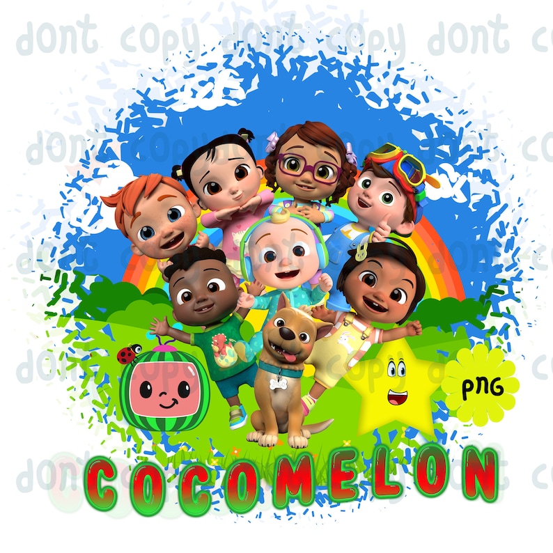 Cocomelon PNG Cocomelon Cocomelon Compleanno PNG Cocomelon - Etsy Italia