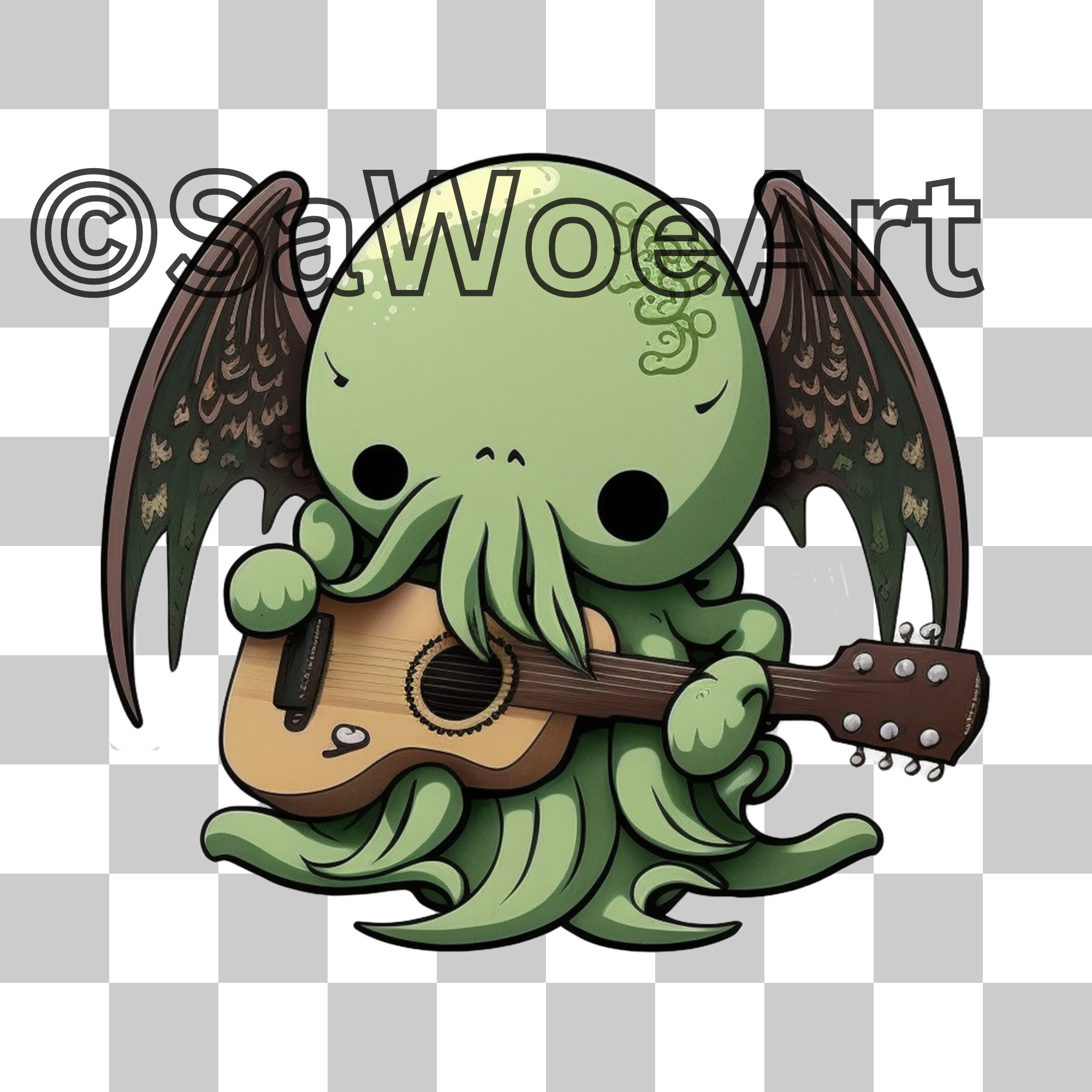 Cute Kawaii Cthulhu SVG Files Bundle of 8 Digital Instant - Etsy