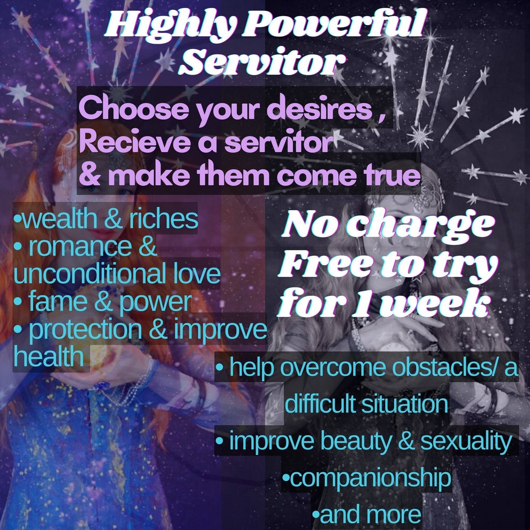 Custom Servitor Creation Magick Servitor Custom Conjuring Assist Wealth ...