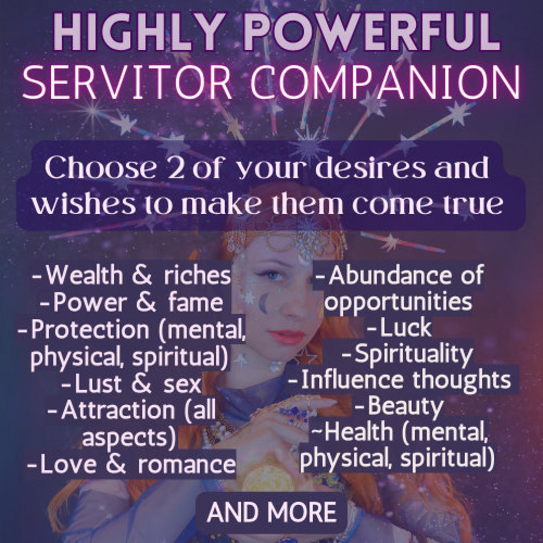 Custom Servitor Creation Magick Servitor Custom Conjuring Assist Wealth ...