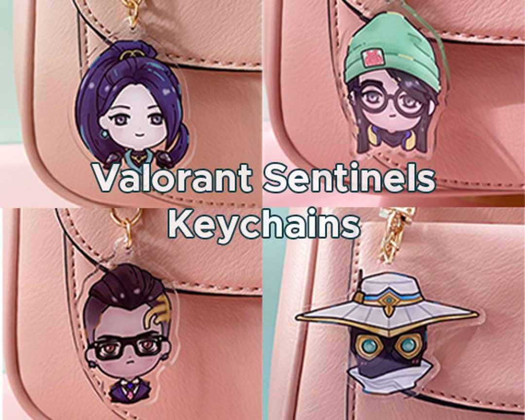 Valorant Sentinels Chibi Acrylic Charms Back to Back Sage Killjoy ...