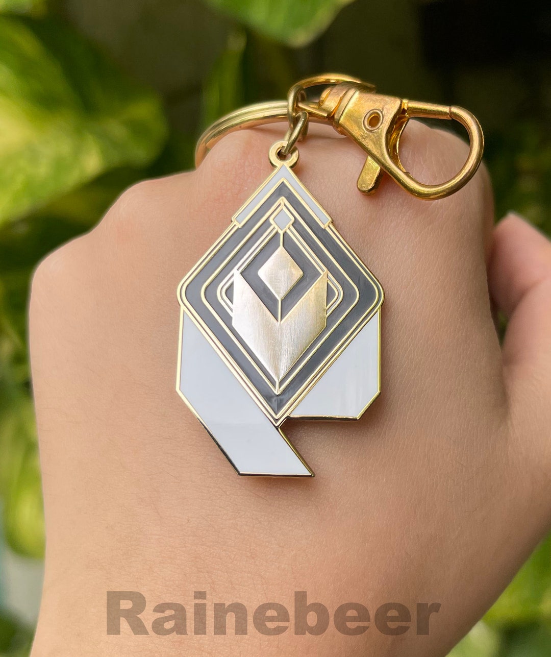 Valorant Radiant Rank Hard Enamel Keychain Rank Buddy Gun - Etsy