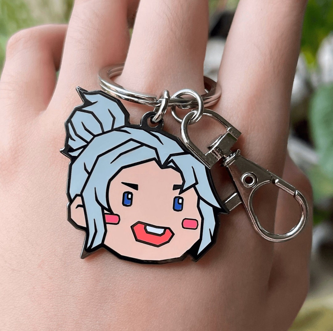 Valorant Jett Hard Enamel Keychain Jett Sage Sova - Etsy