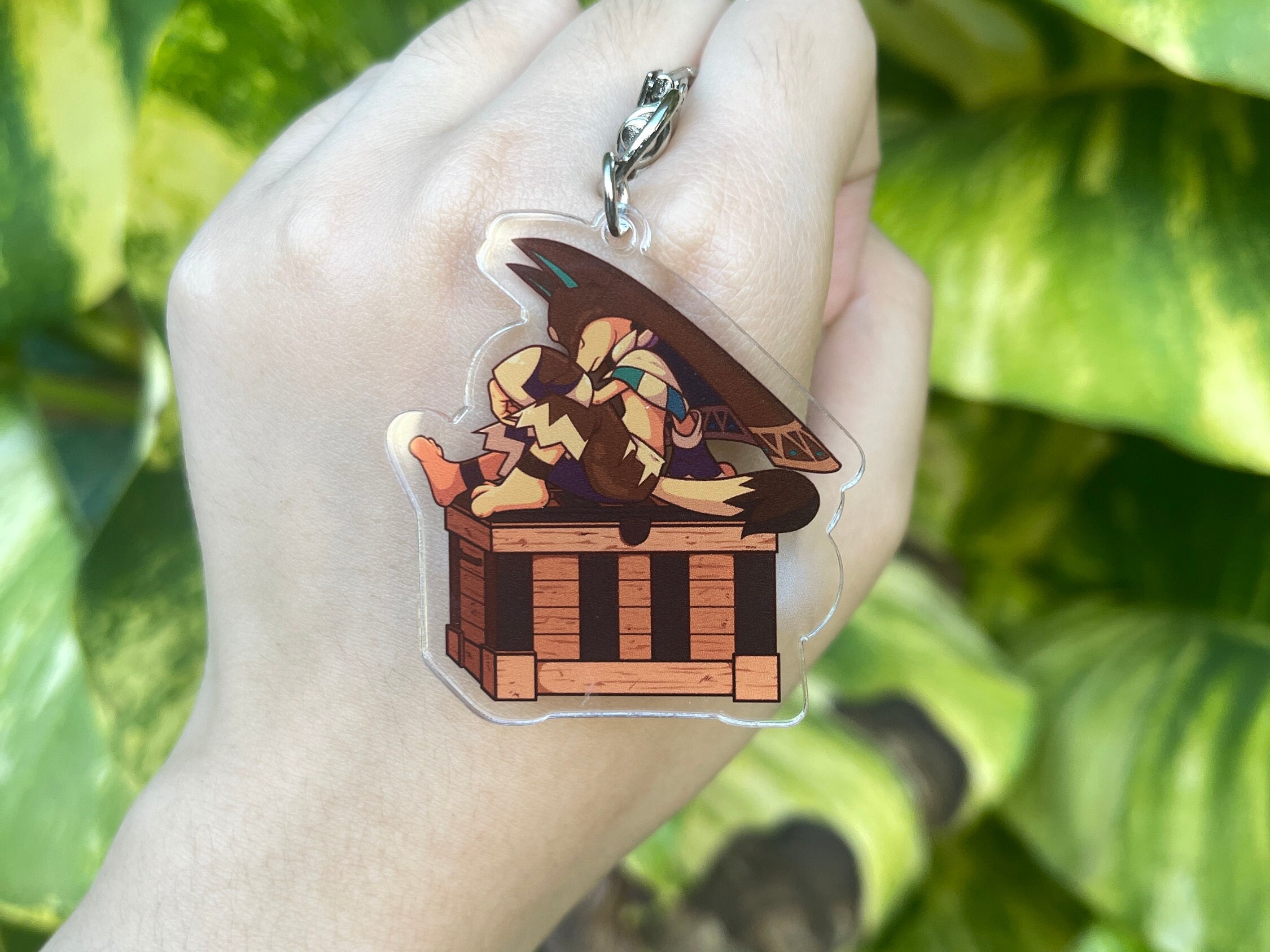 Palworld Anubis Acrylic Keychain, Acrylic Charm - Etsy