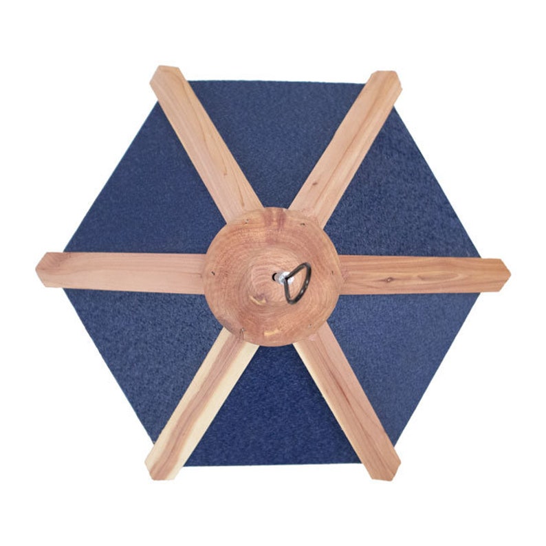 Amish Made Cedar & Recycled Plastic Gazebo Feeder, Blue - Etsy