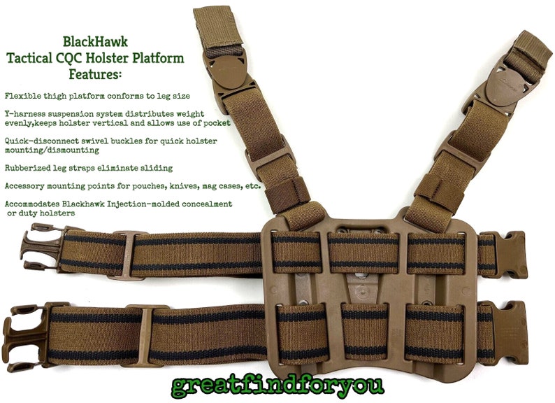 Build Your Own Rig Blackhawk Serpa Tactical CQC Drop Leg Holster ...