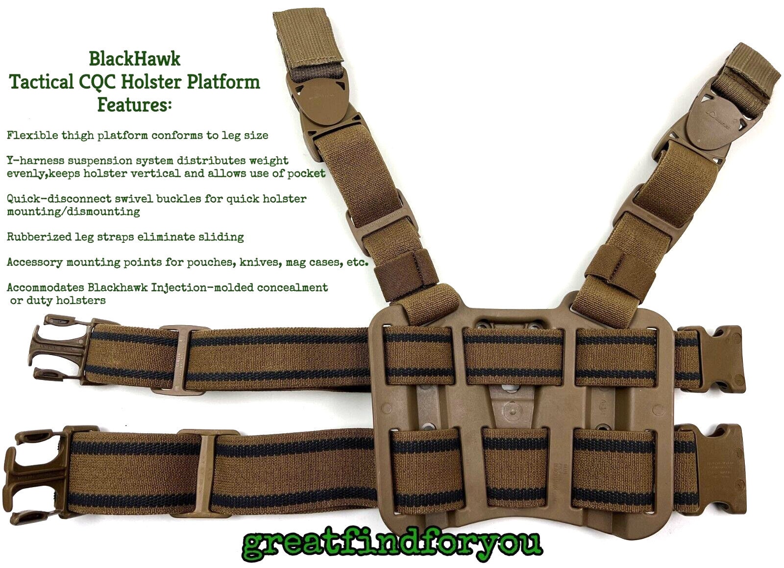 Build Your Own Rig Blackhawk Serpa Tactical CQC Drop Leg Holster ...