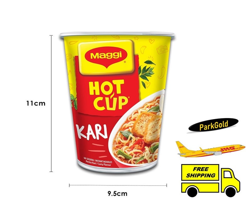 MAGGI Hot Cup - Curry (59g X 6) Instant Noodle Best Top Malaysia - Etsy