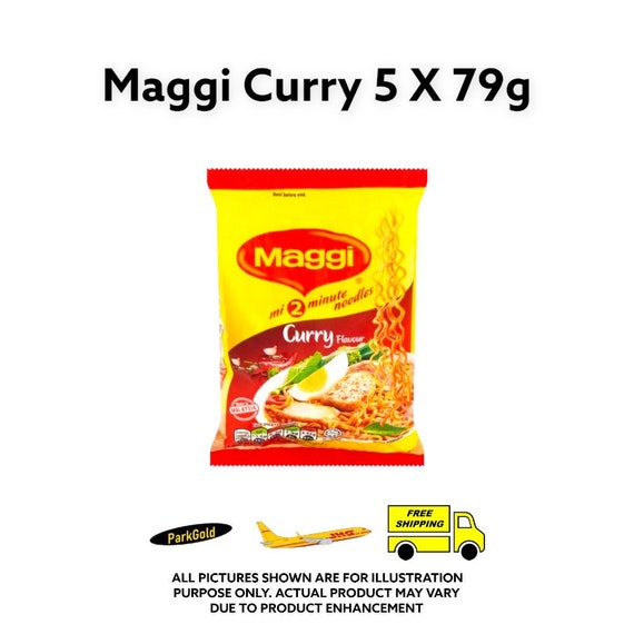 Maggi Curry 5 X 79g Instant Noodles Lunch Dinner Snack Gift - Etsy