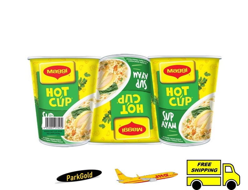 MAGGI Hot Cup - Chicken (57g X 6) Instant Noodle Best Top Malaysia - Etsy