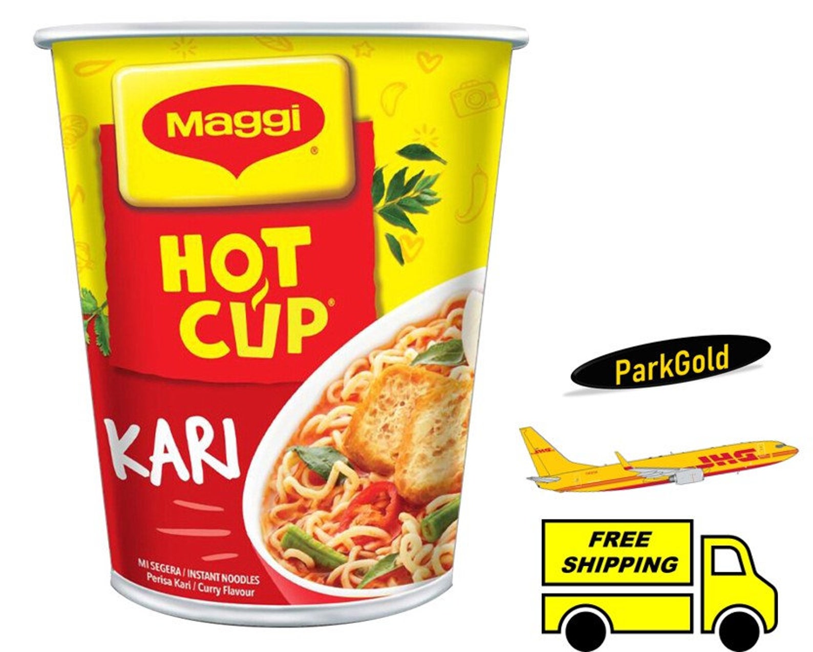 MAGGI Hot Cup - Curry (59g X 6) Instant Noodle Best Top Malaysia - Etsy
