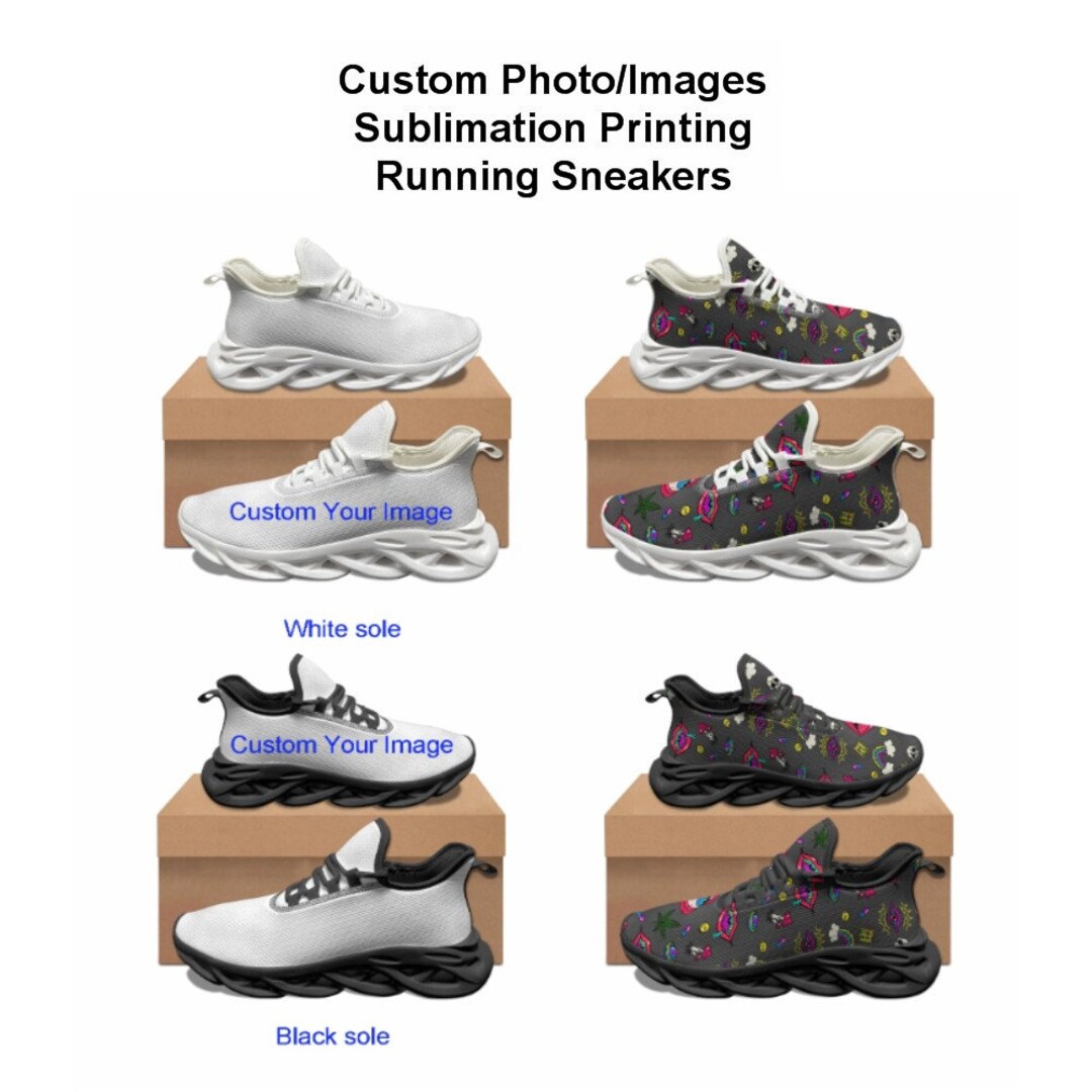 Custom Sublimation Printing Sports Sneakers - Etsy