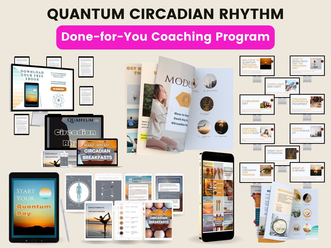 Quantum Circadian Rhythm Done-for-you Health Coaching Course Materials ...