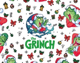 Printable Grinch Patterns - Etsy