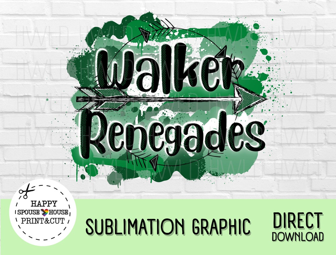 Walker Renegades Team Pride PNG Sublimation Graphic for Shirts ...