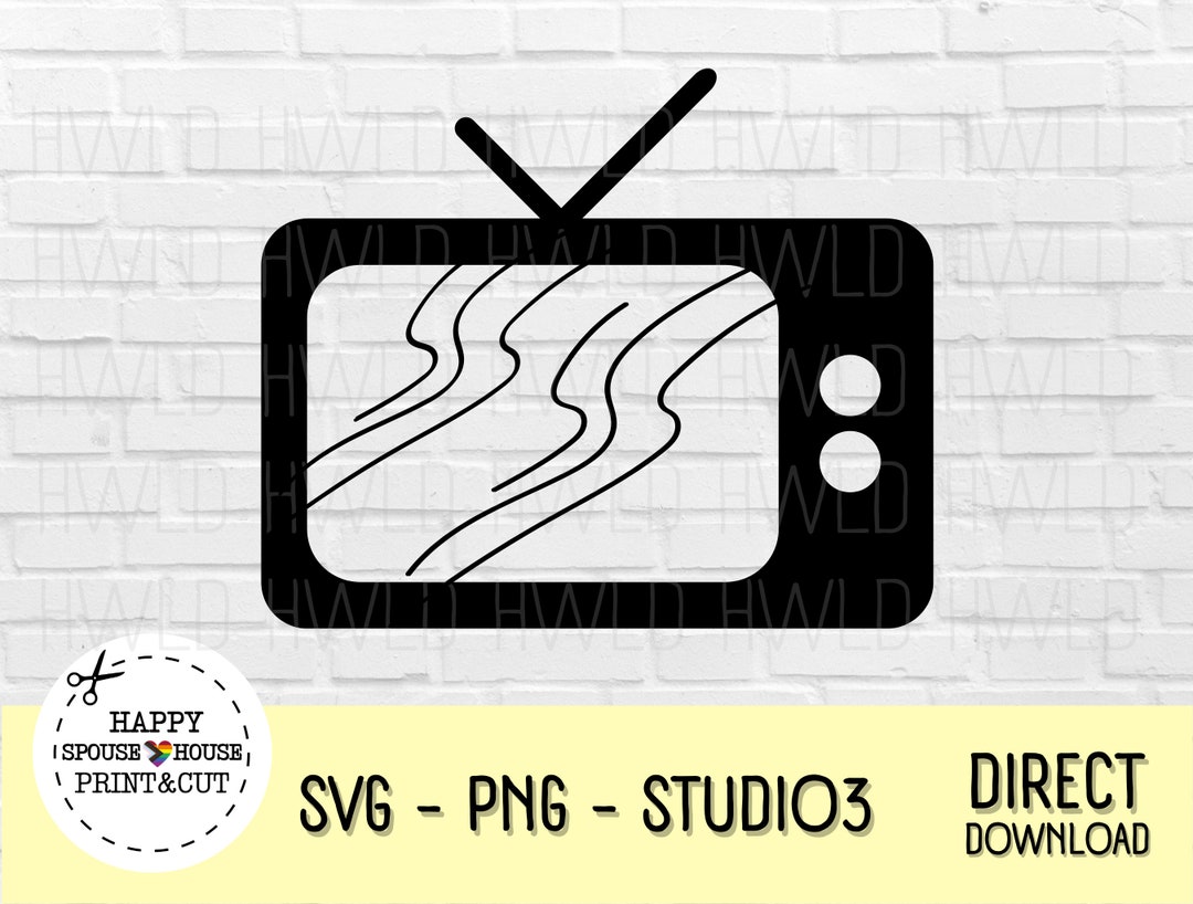TV Vector SVG, PNG, STUDIO3 Files Old Skool Golden Oldies Old School ...