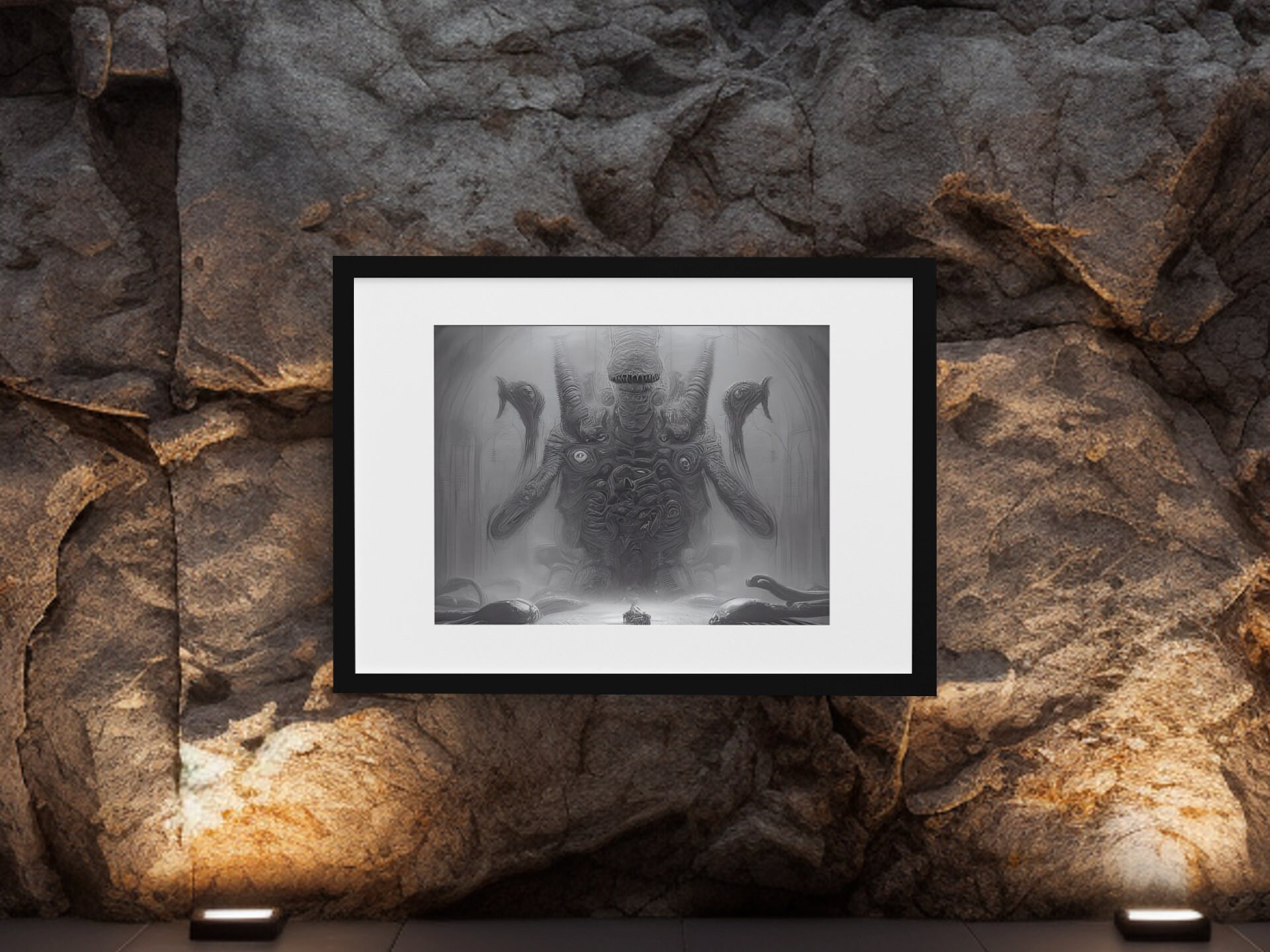 Eldritch Sketch Bugg-shash the Black One Cthulu Mythos - Etsy