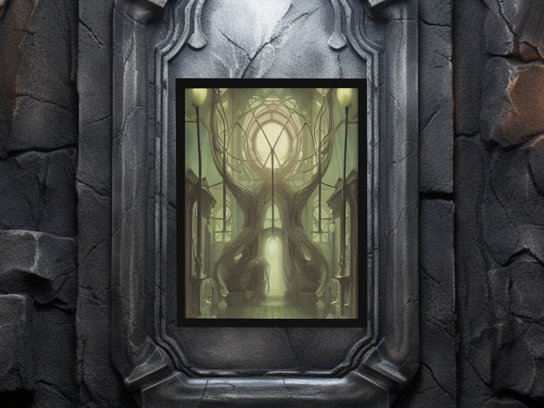 Creepy Dark Fantasy Art, Cthulhu Mythos, Hp Lovecraft Inspired Art ...