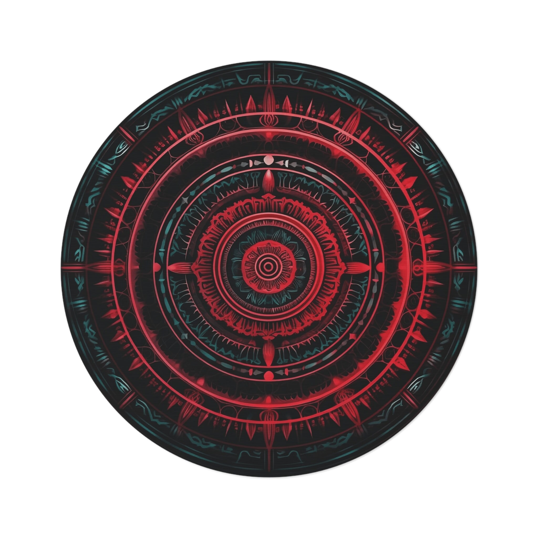 Vibrant Fantasy Art, Colorful Mandalas Designs, Mandala Sigil, Chenille ...