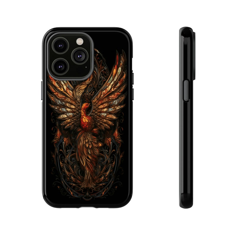 Stained Glass, Baroque Fantasy Phoenix, Mythology Creature, Vibranat ...