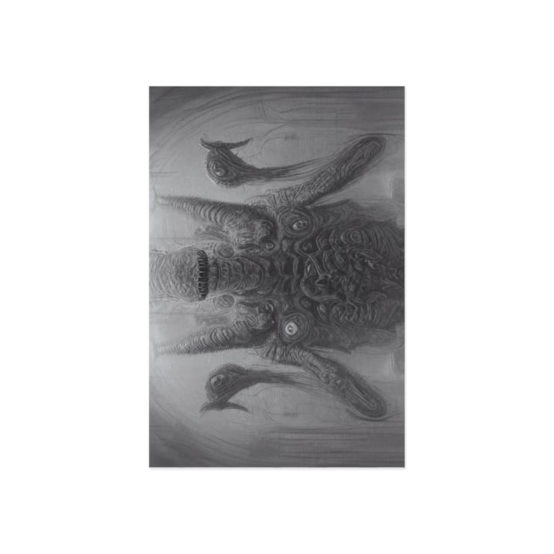 Eldritch Sketch Bugg-shash the Black One fine Art Postcard - Etsy