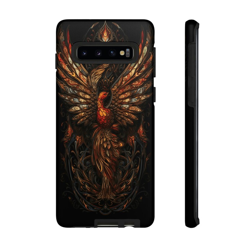 Stained Glass, Baroque Fantasy Phoenix, Mythology Creature, Vibranat ...