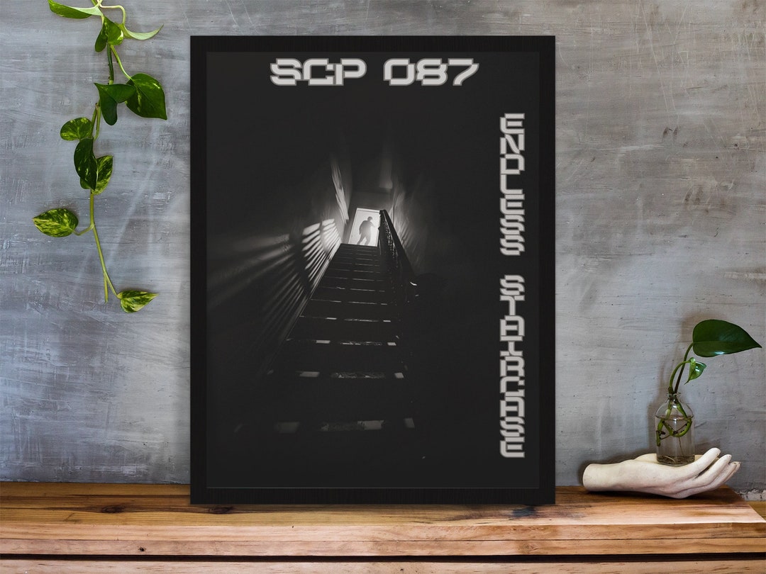 SCP Fanart, Dark Creepy Art, Scp 087 - Endless Staircase Vertical ...