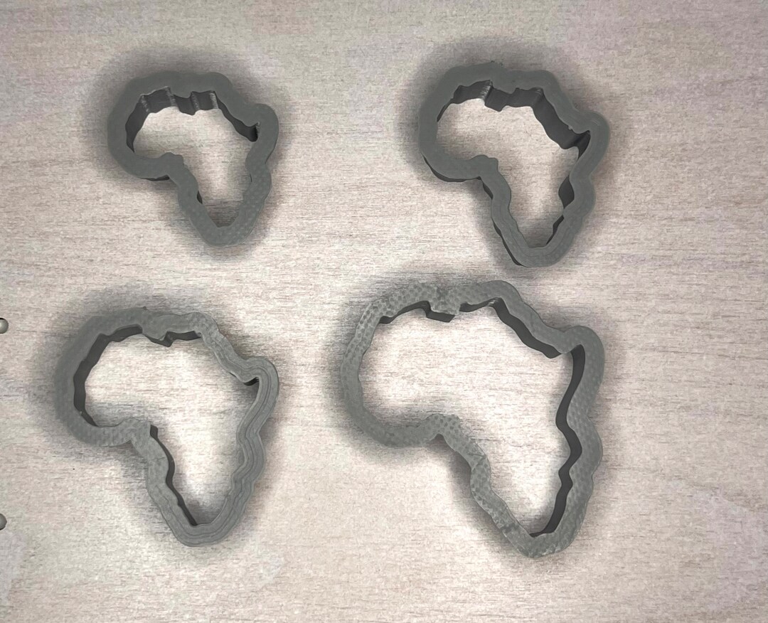 Africa Continent Clay Cutter, African Cutter, Continent of Africa ...