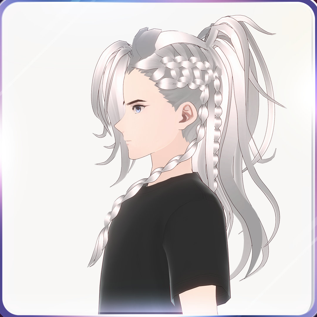 Vroid Viking Hairstyle / Side and Half Shaved Hairstyle - Etsy Canada