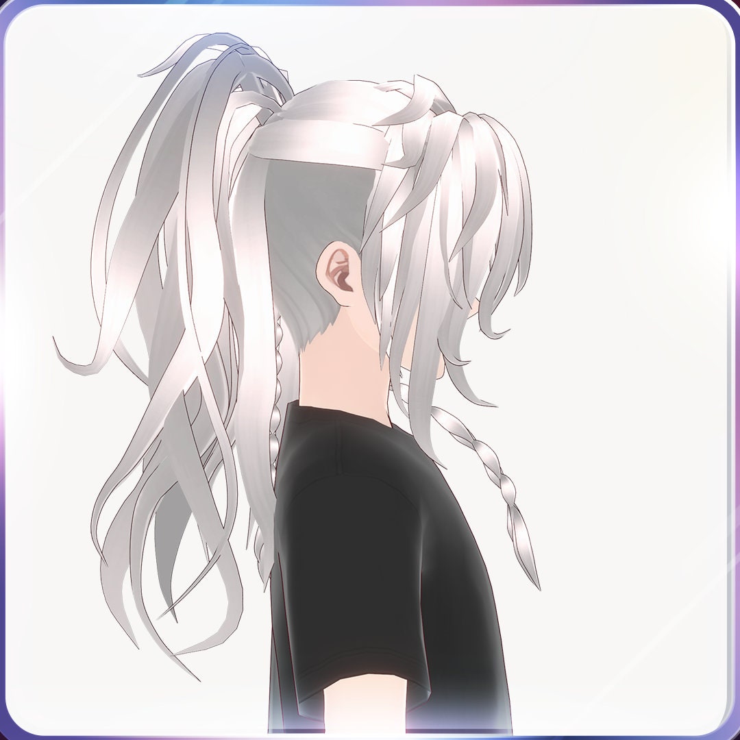 Vroid Viking Hairstyle / Side and Half Shaved Hairstyle - Etsy Canada