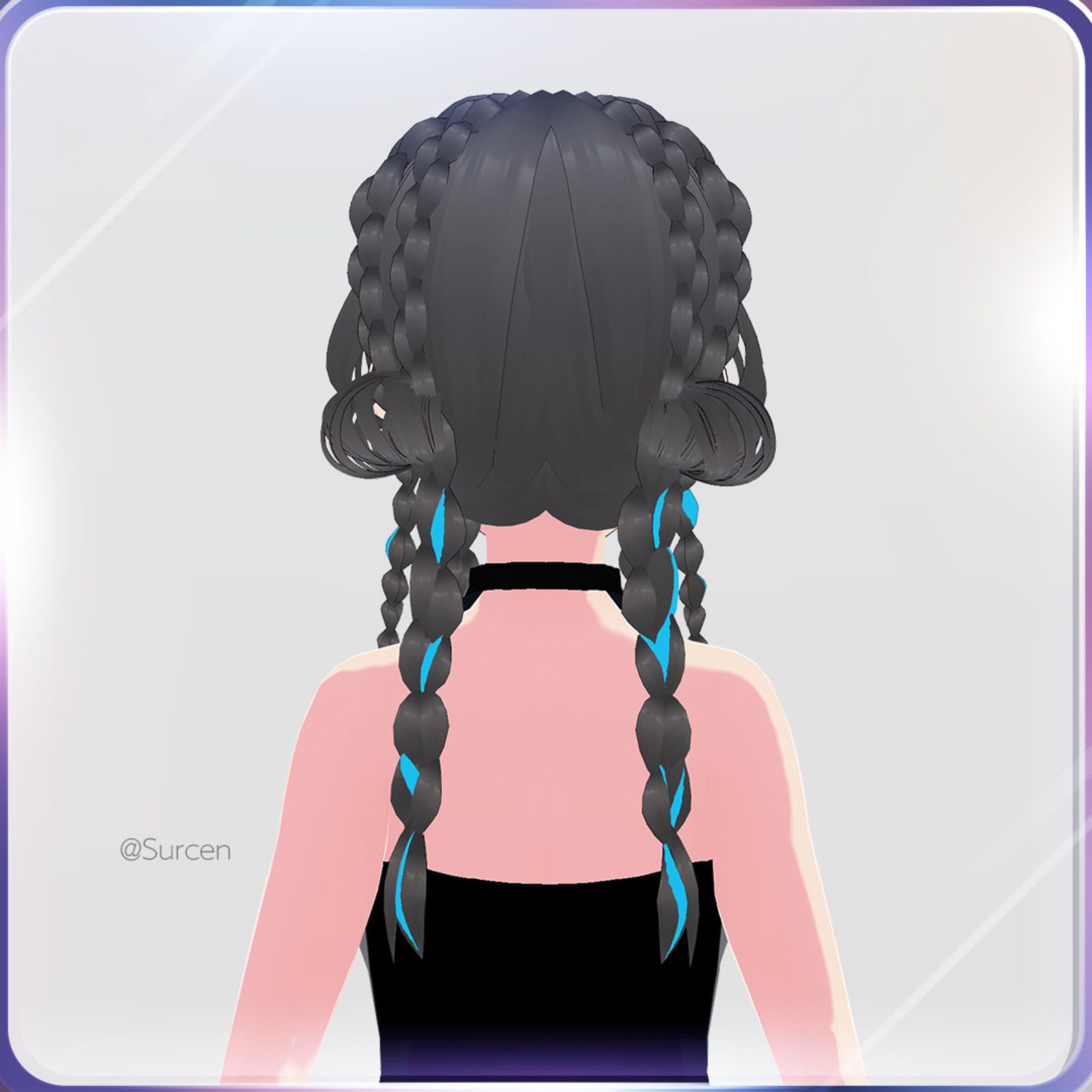Vroid Hip Hop Style Braid Hair Preset - Etsy