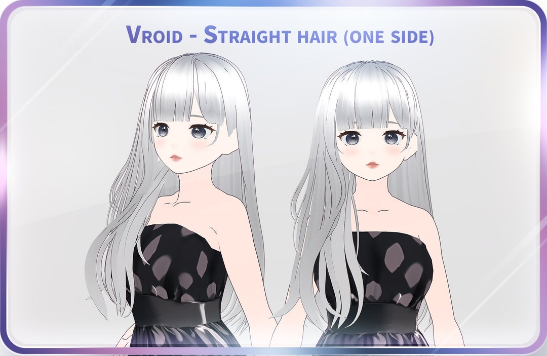 Vroid Straight Hair Preset / One Side / Cute Girl - Etsy