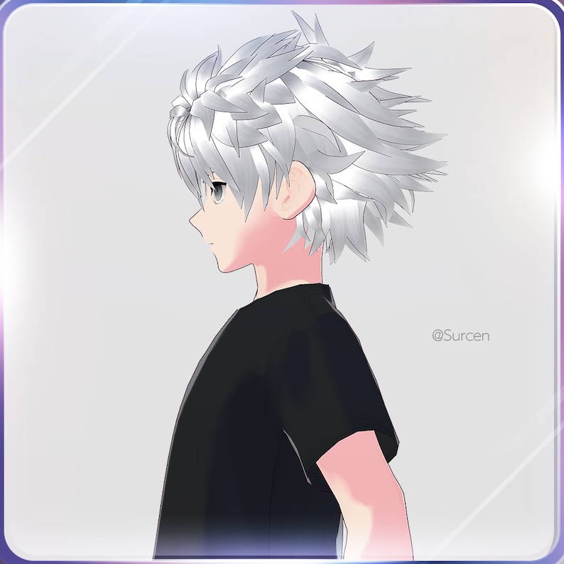 Vroid Spikey Boy Hair Preset - Etsy