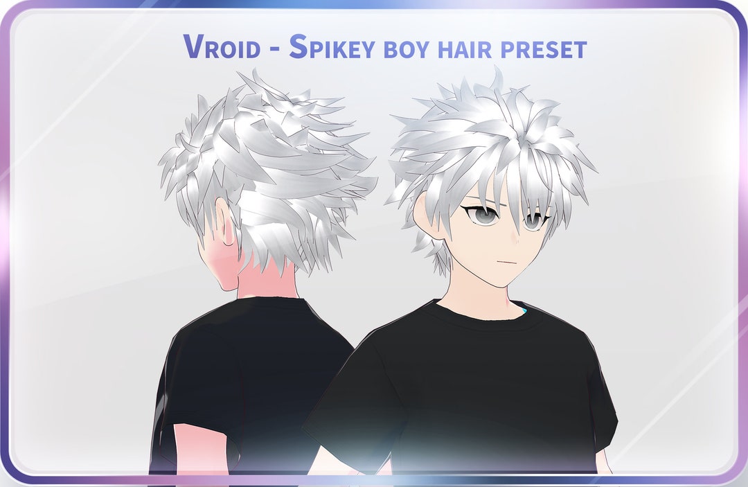 Vroid Spikey Boy Hair Preset - Etsy