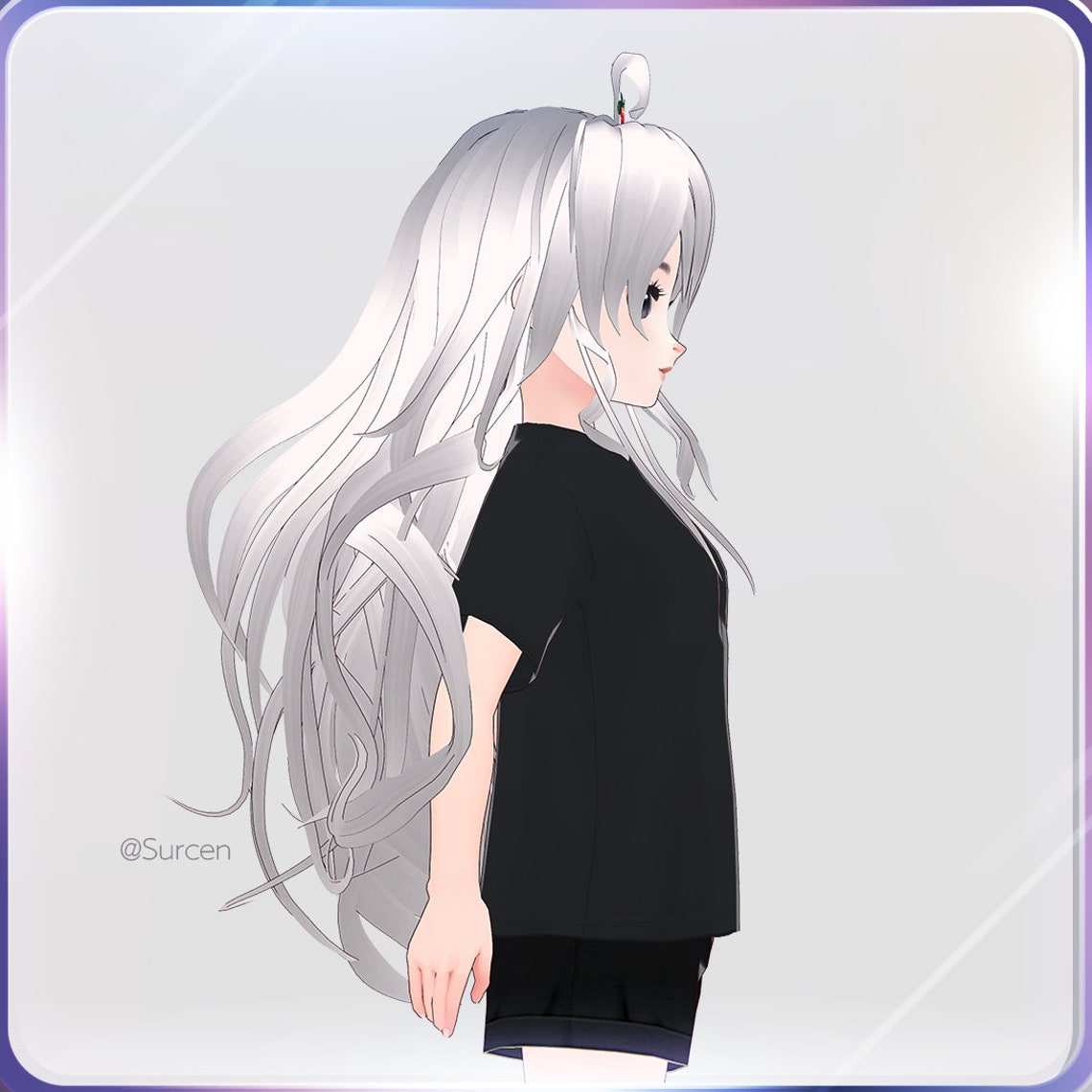 Vroid Fluffy Cute Girl Hair Preset - Etsy