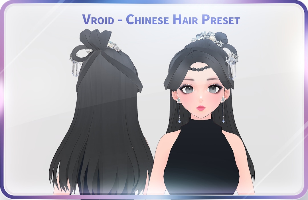 Vroid Chinese Xianxia Girl Hair Preset - Etsy