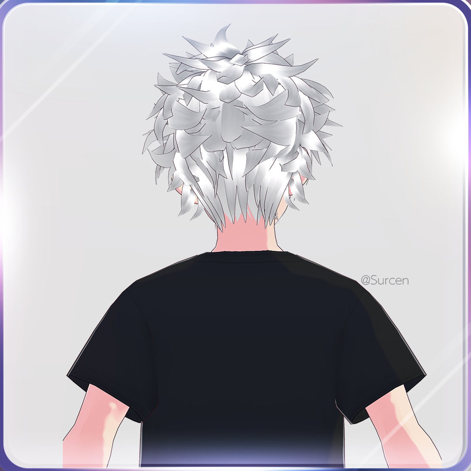 Vroid Spikey Boy Hair Preset - Etsy