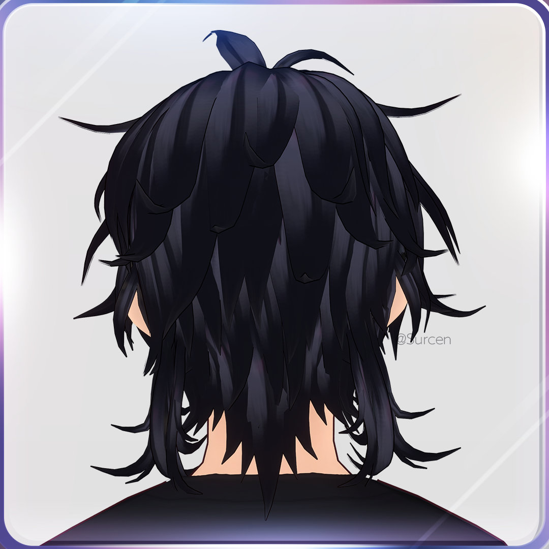 Vroid Wolf Boy Hairstyle (include Muzzle) - Etsy