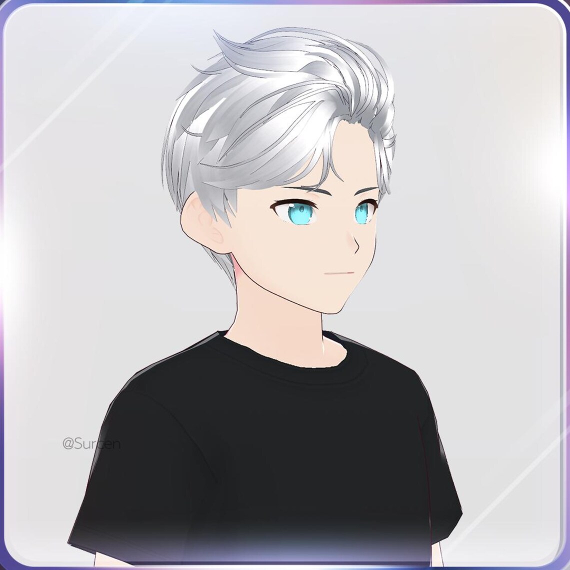 Vroid Leader Boy Hair Preset - Etsy